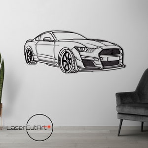 Shelby,mustang, DXF Cut File, Svg Cut File for Cricut, Dxf Files for ...