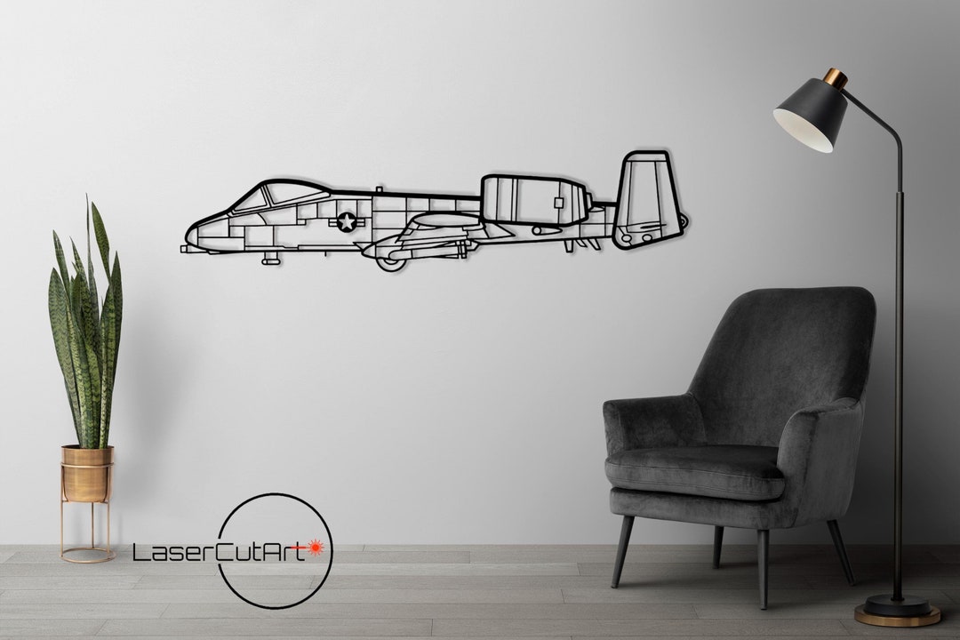 A-10 Thunderbolt 2, Warthog, DXF Cut File, Svg Cut File for Cricut, Dxf ...