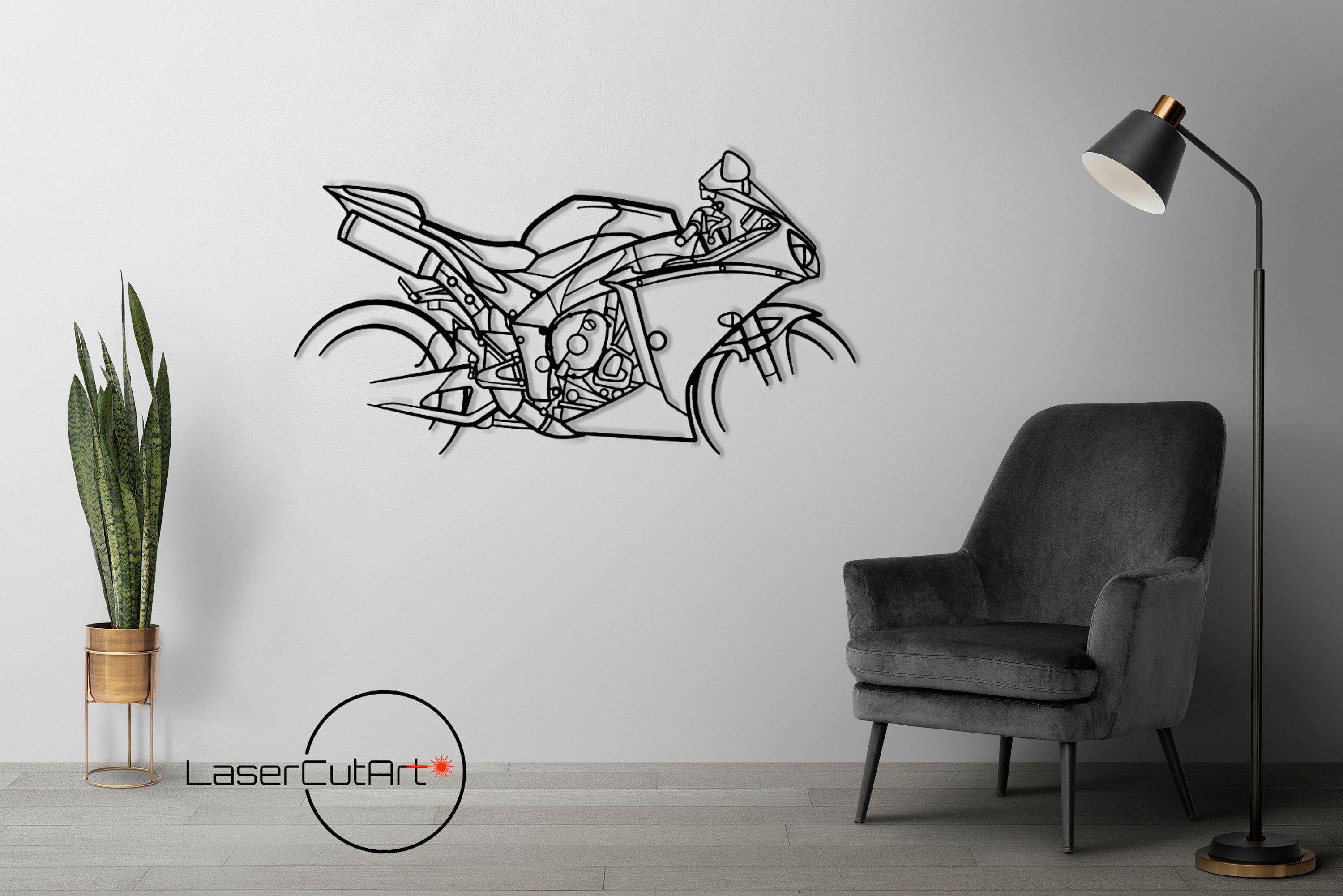 Yamaha YZF R1, Yamaha, YZF DXF Cut File, Svg Cut File for Cricut, Dxf ...