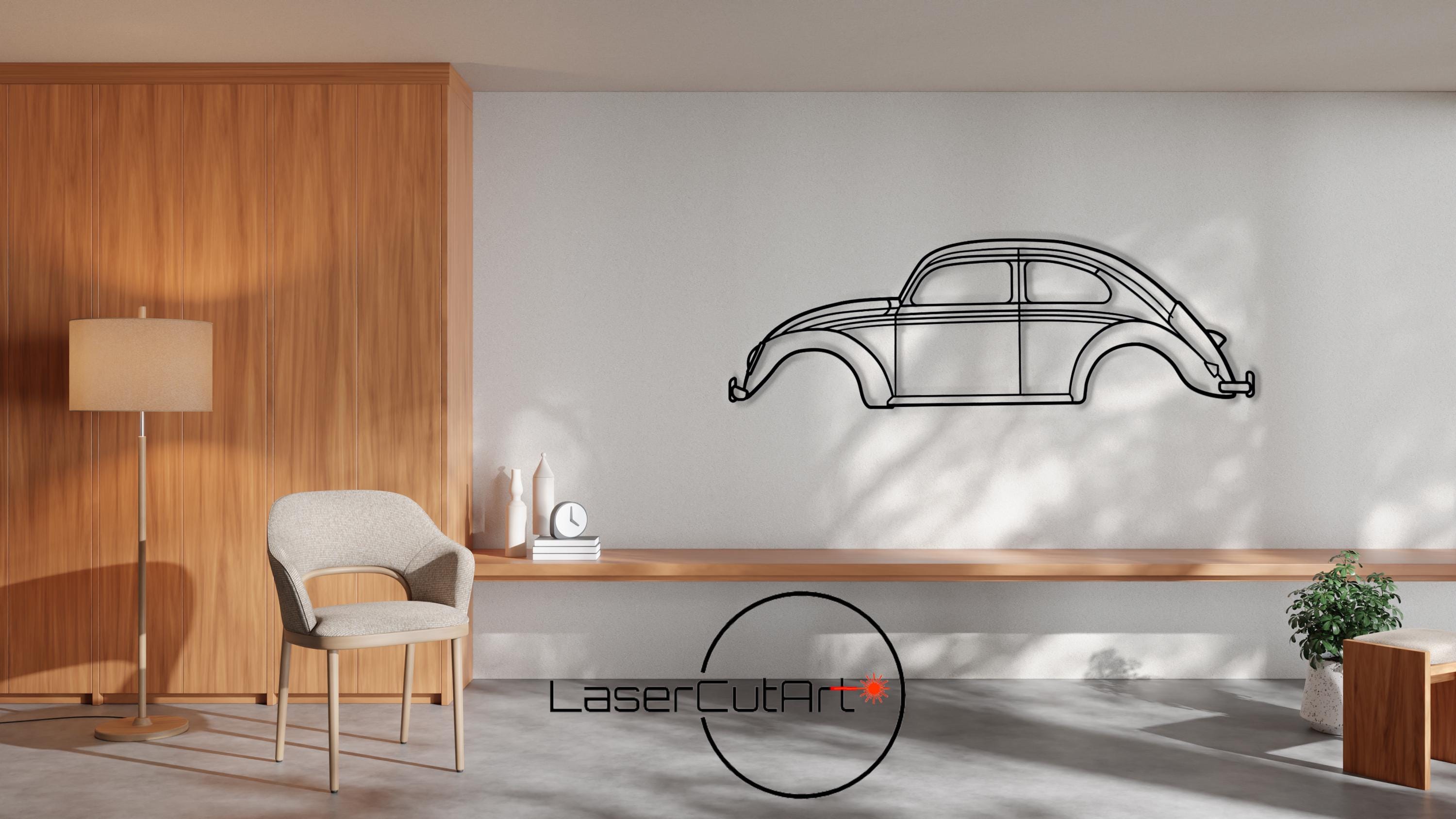 Beetle 1963, Beetle, Vintage DXF Cut File, Svg Cut File for Cricut, Dxf ...