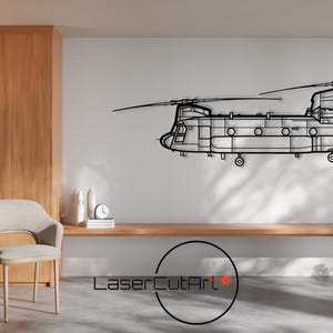 Chinook CH-47 Chinook, DXF Cut File, Svg Cut File for Cricut, Dxf Files ...