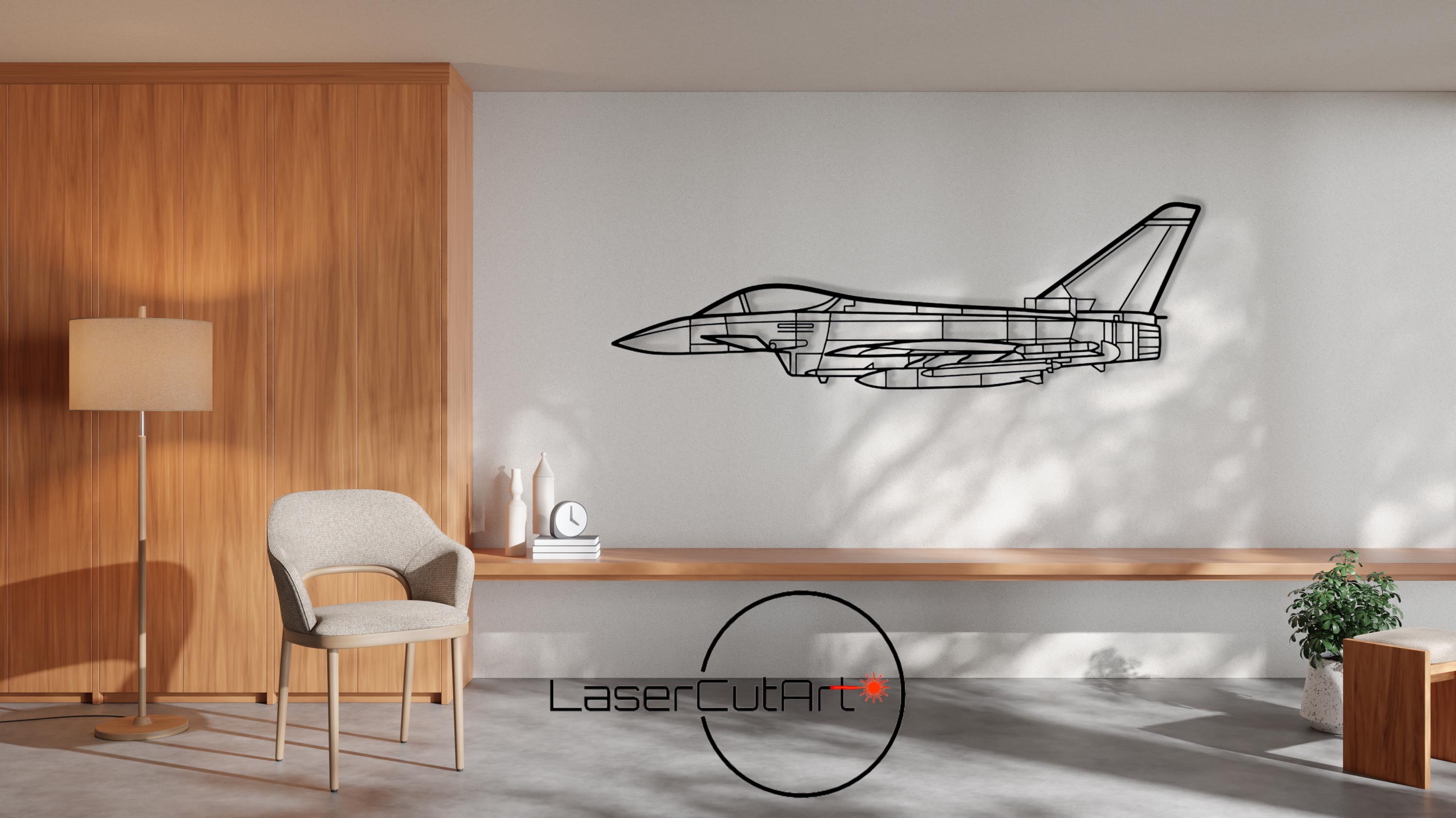 Eurofighter Typhoon, DXF Cut File, Svg Cut File for Cricut, Dxf Files ...
