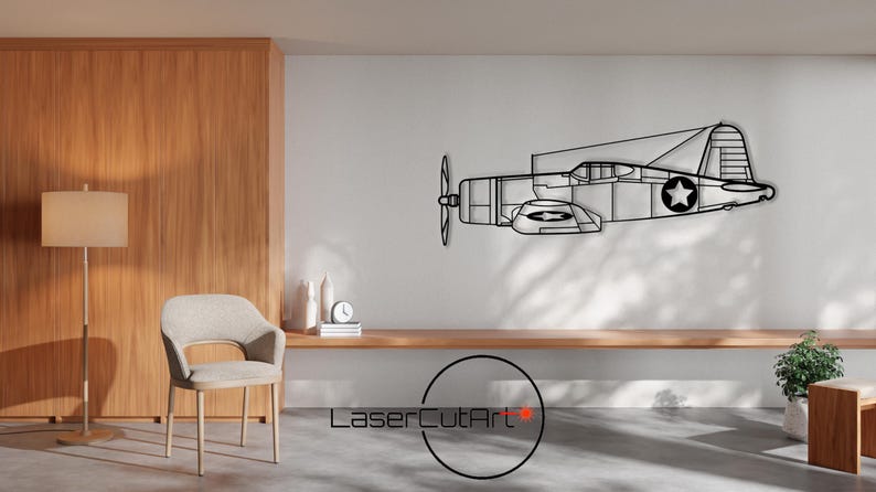 F4U Corsair, Warbirds, Aircraft, DXF Cut File, Svg Cut File for Cricut ...