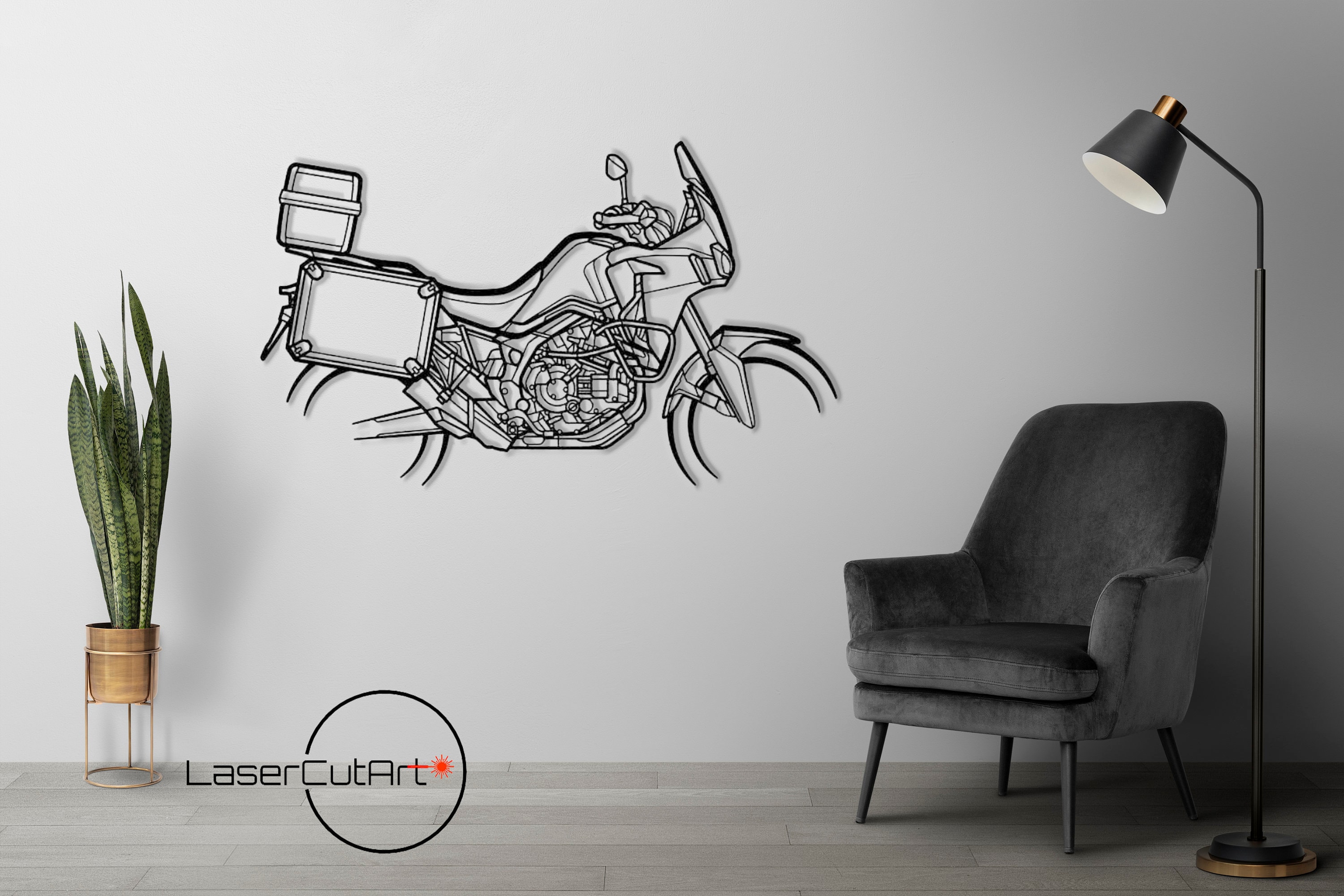 CRF 1000L 2017, Enduro, DXF Cut File, Svg Cut File for Cricut, Dxf ...