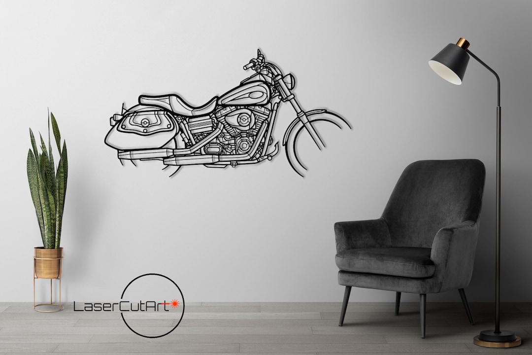 Dyna Low Rider 2008, Harley , Dxf Cut File, Svg Cut File for Cricut ...