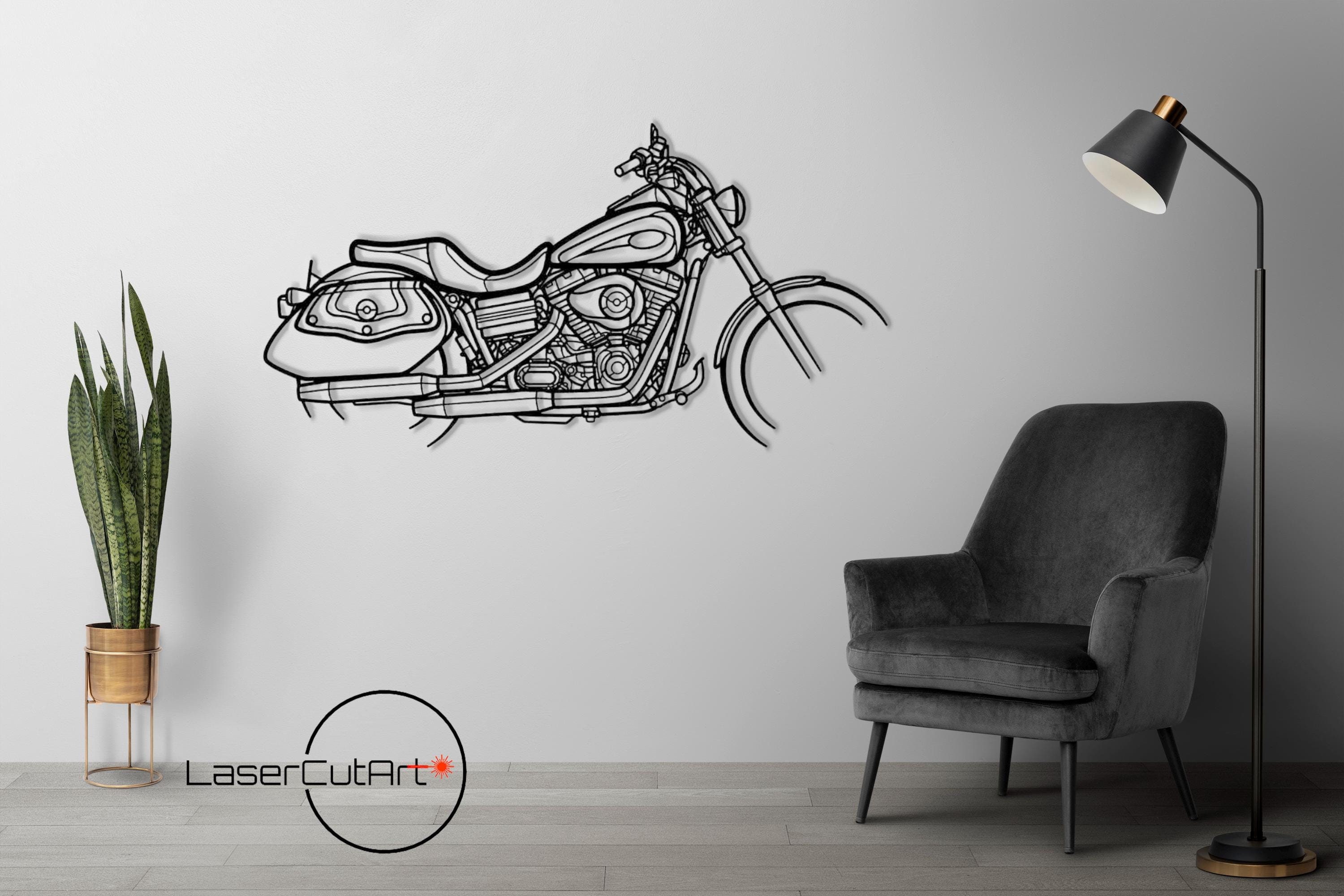 Dyna Low Rider 2008, Harley , Dxf Cut File, Svg Cut File for Cricut ...