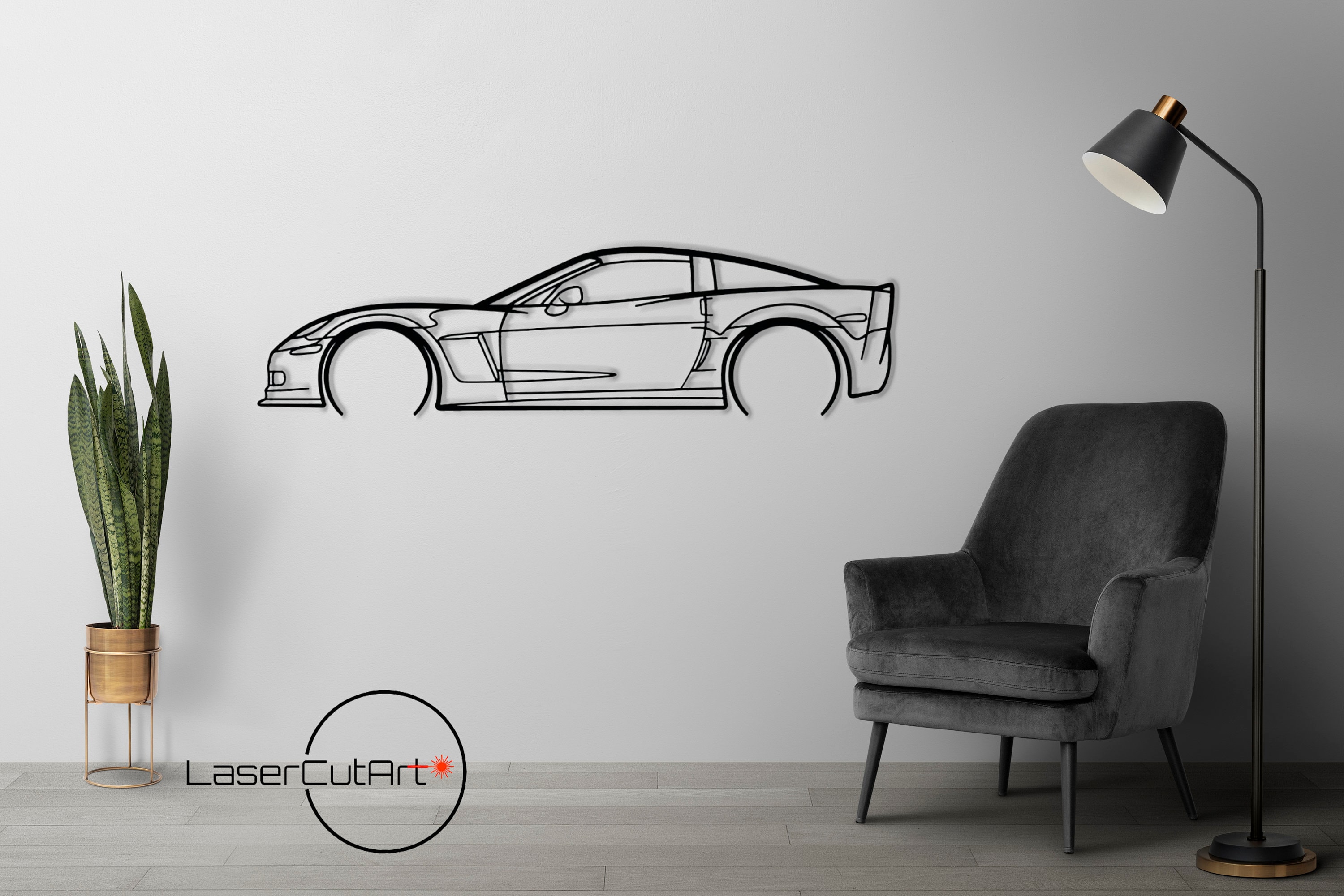 Corvett C6 Z06, Corvett, DXF Cut File, Svg Cut File for Cricut, Dxf ...