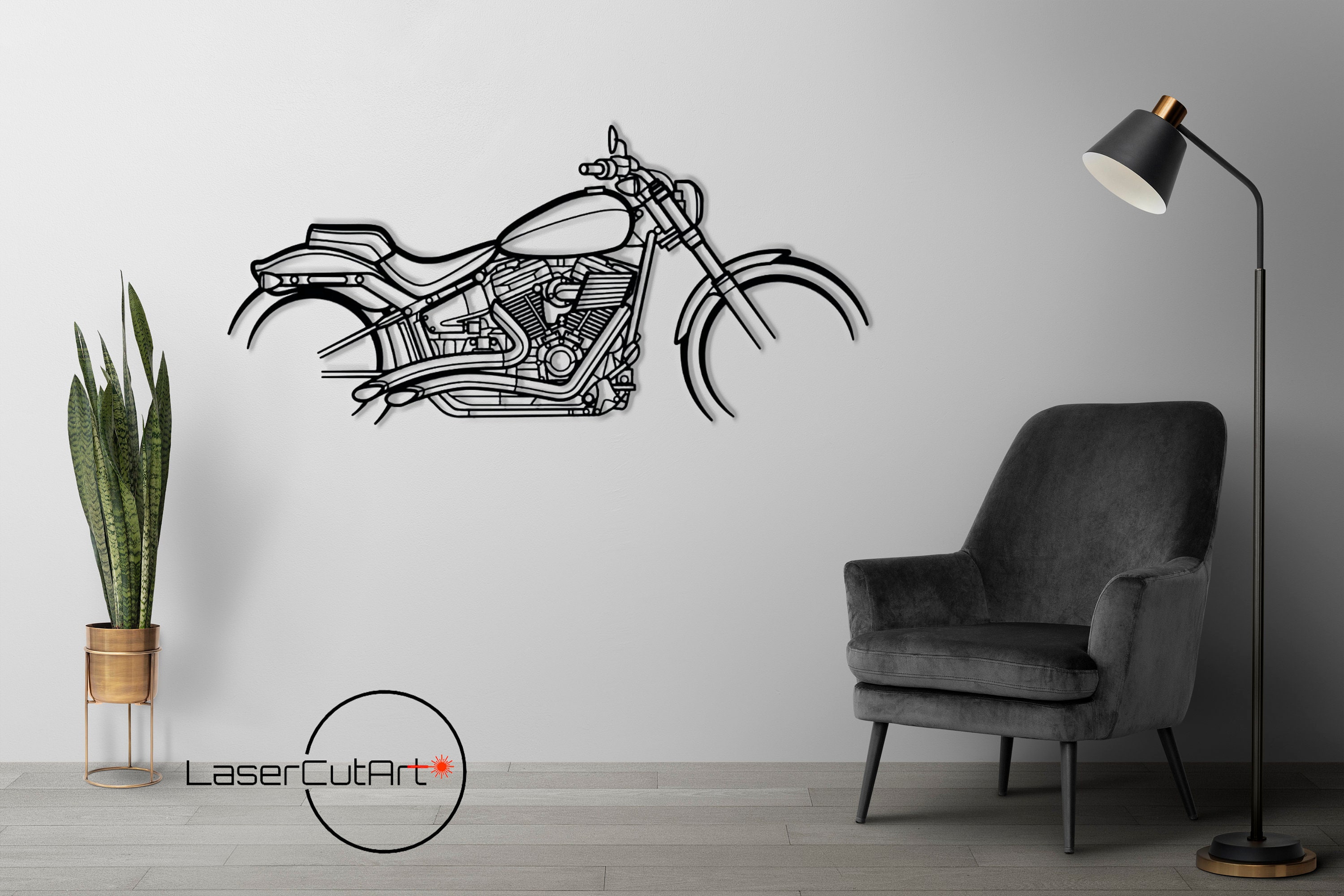 Harley-davidson Breakout, DXF Cut File, Svg Cut File for Cricut, Dxf ...