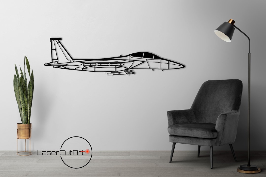 F-15E Strike Eagle, DXF Cut File, Svg Cut File for Cricut, Dxf Files ...