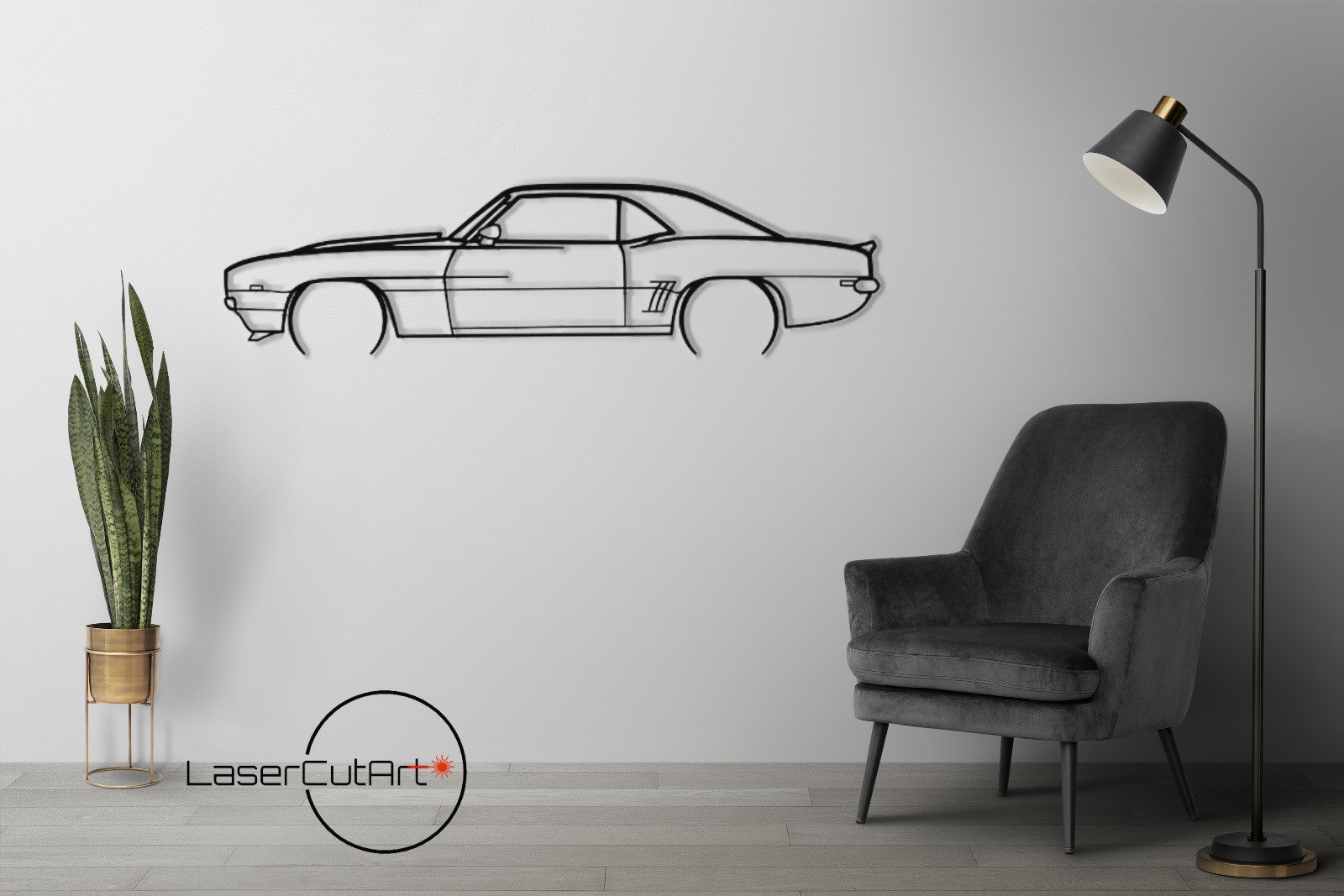 Camarro 1969, DXF Cut File, Svg Cut File for Cricut, Dxf Files for ...