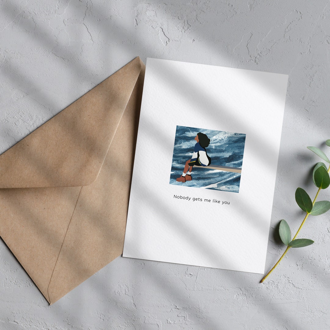 Nobody Gets Me Like You Card Sza Card Celebrity Card Romantic Card Gift ...