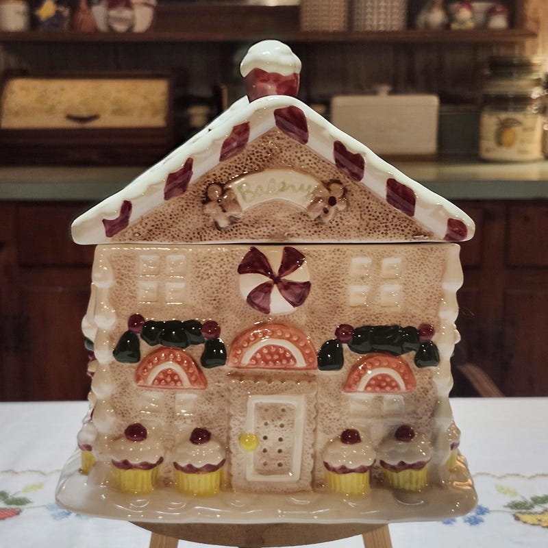 House Cookie Jar - Etsy