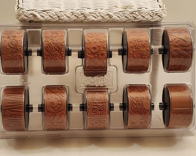 Stampin' Up! Set of 10 Stampin' up Roller Stamp Wheel- Continuous Stamp ...