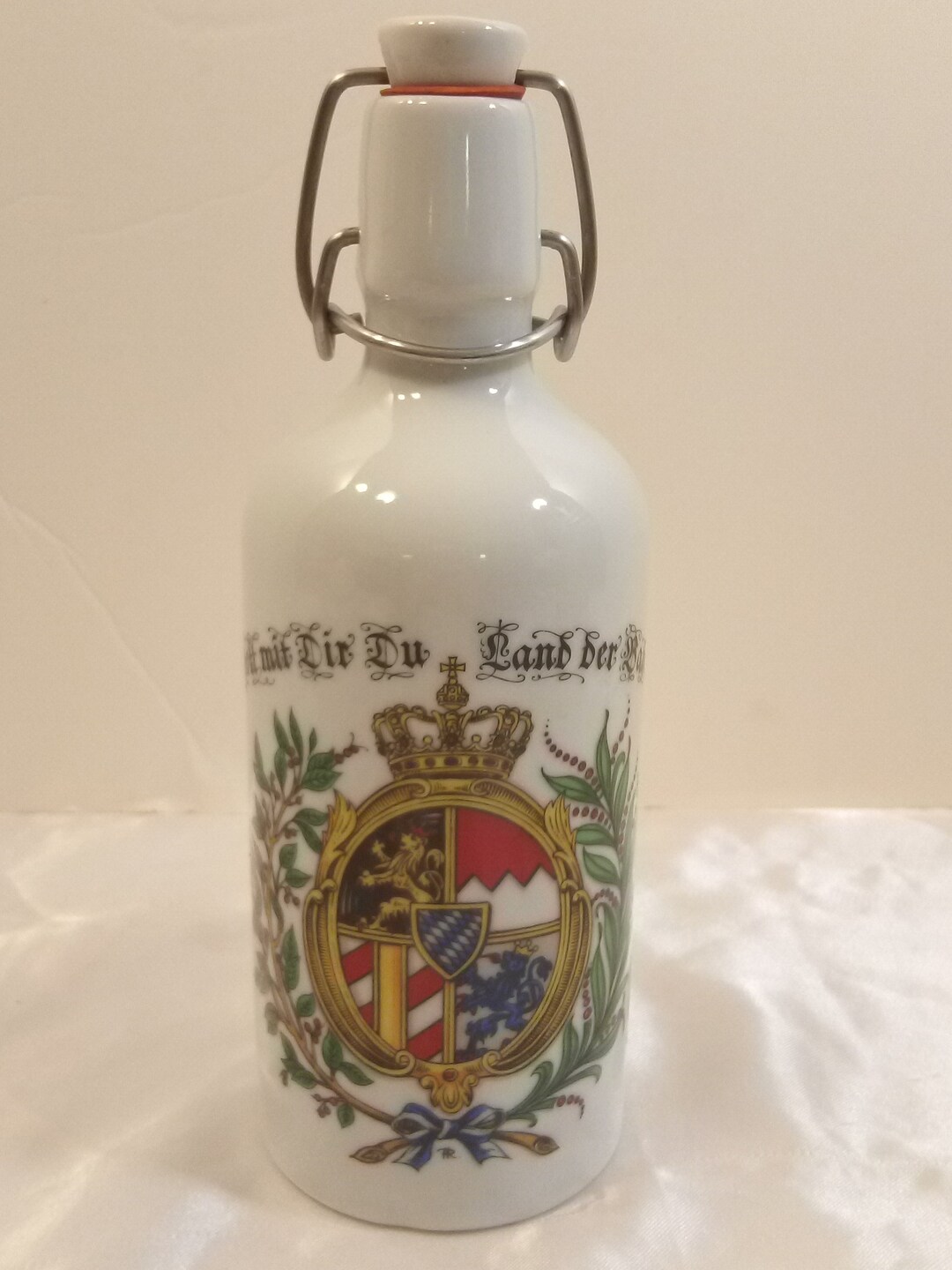 Vintage Gerz Gott Mit Dir Du Lane Der Bayern Coat of Arms Beer/ Liquor ...