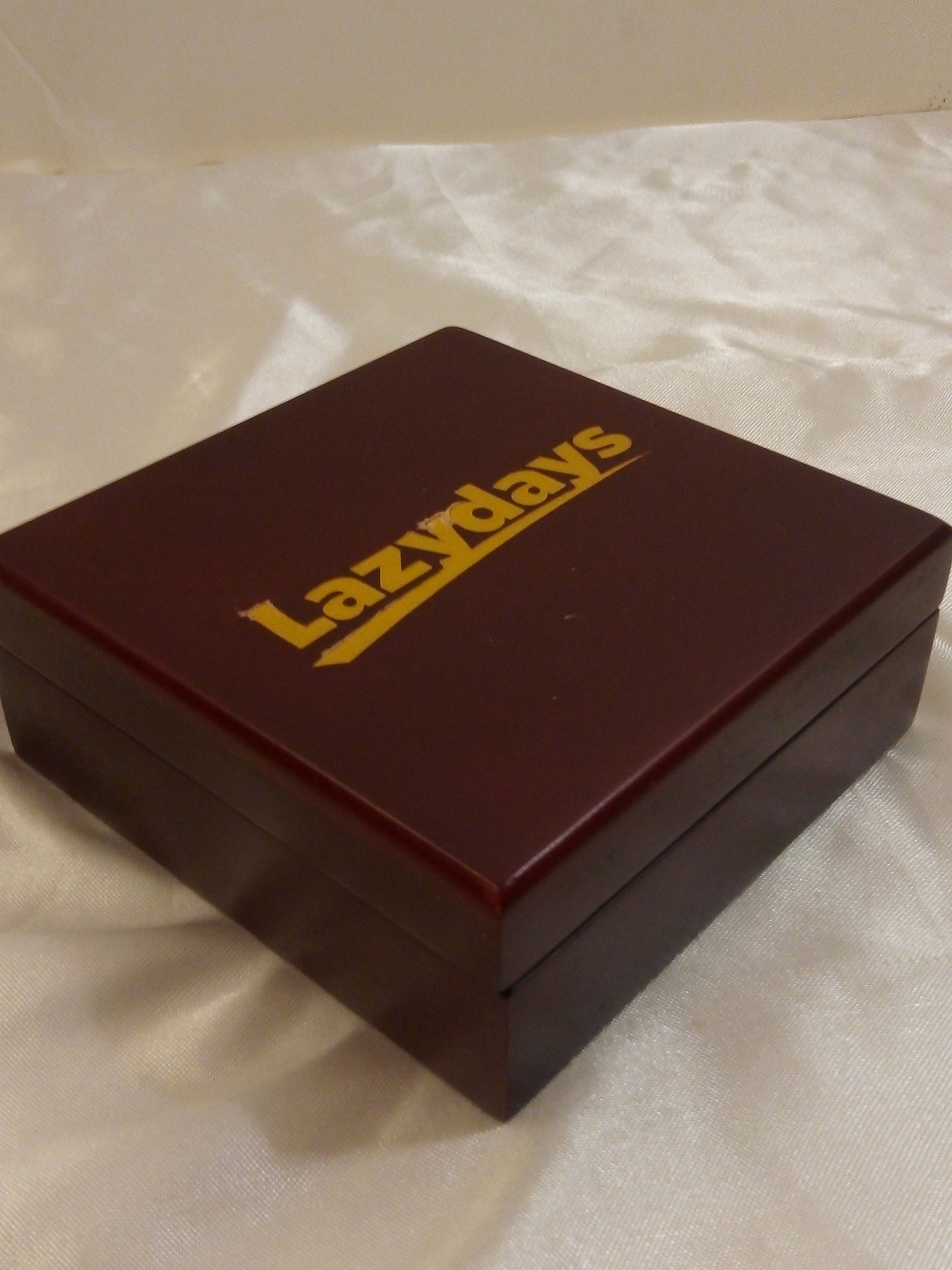 Lazydays 2010 Wooden Box Promotional/ Giveaway Compass- Rving-this is ...