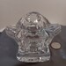 Vintage Heavy Cut Lead Crystal Santa Sleigh Christmas Candy/ Nut Dish ...