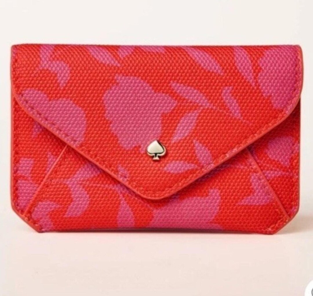 Classic Rose Envelope Card Case - Kate Spade New York X Target Pink/red ...