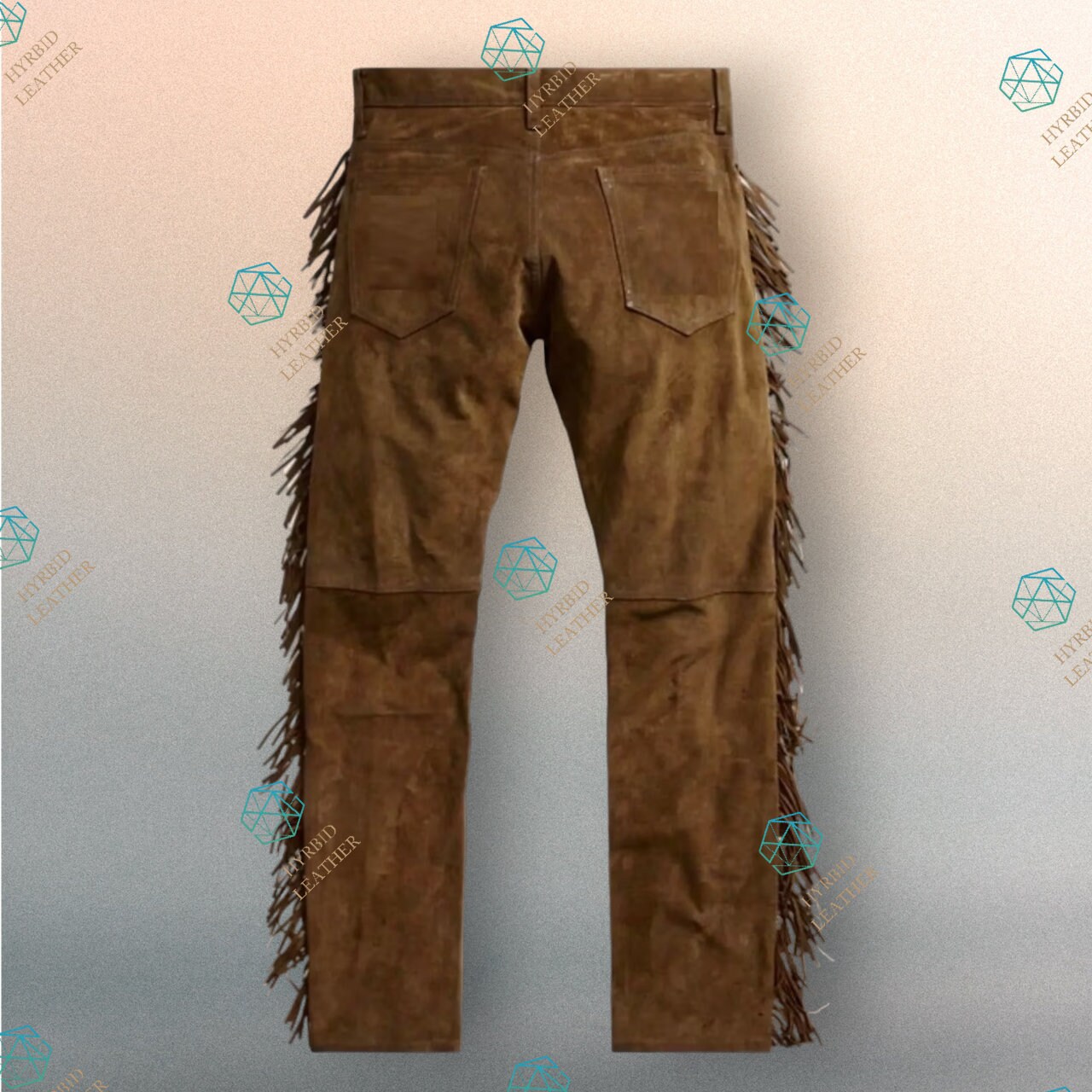 Native American Western Leather Buckskin Original Pant Trouser Style ...