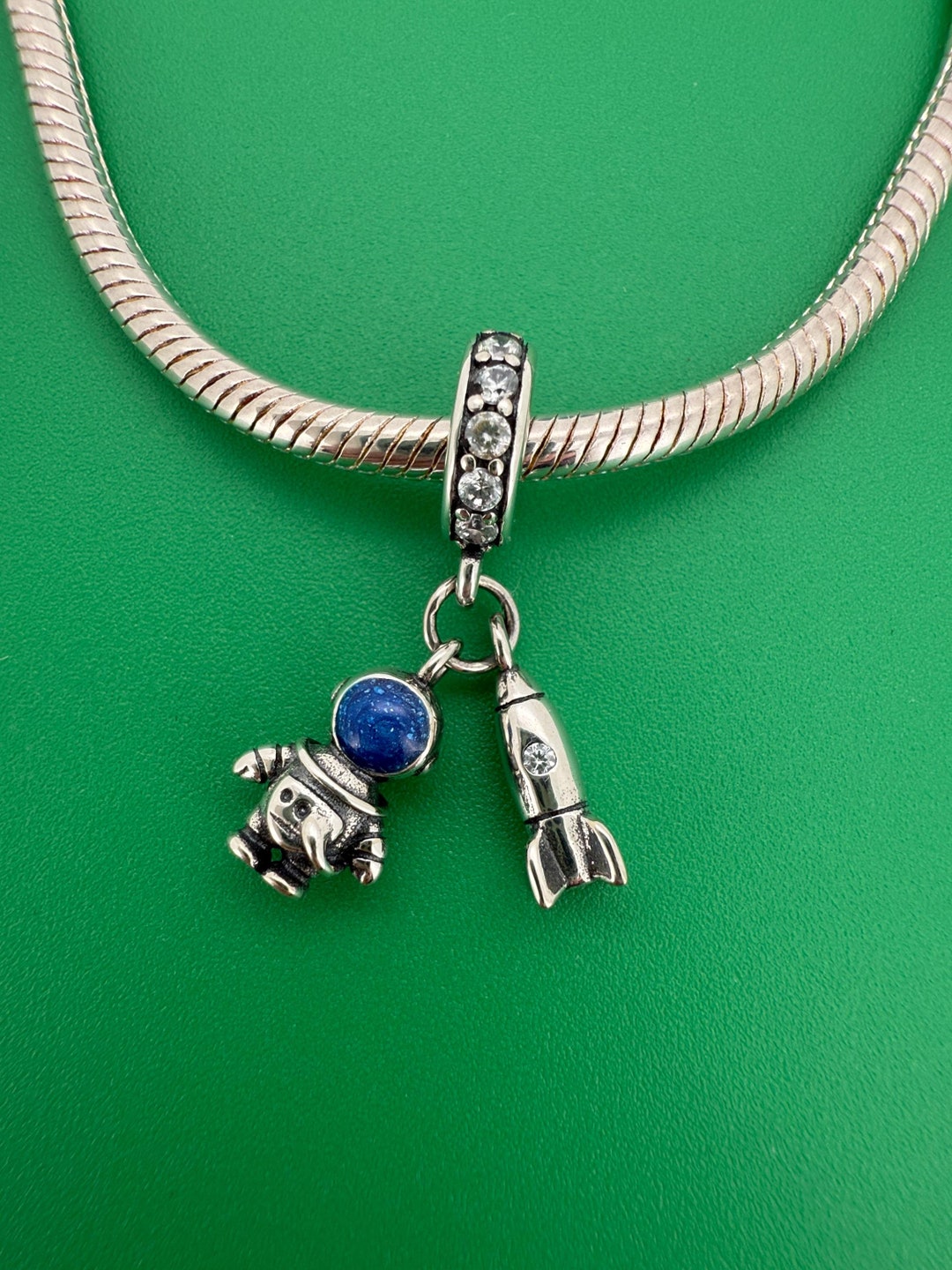 Rocket and Astronaut Charms for Bracelet/pendant/fit for Pandora/s925 ...