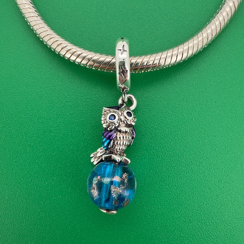 Owl Charm Bracelet - Etsy
