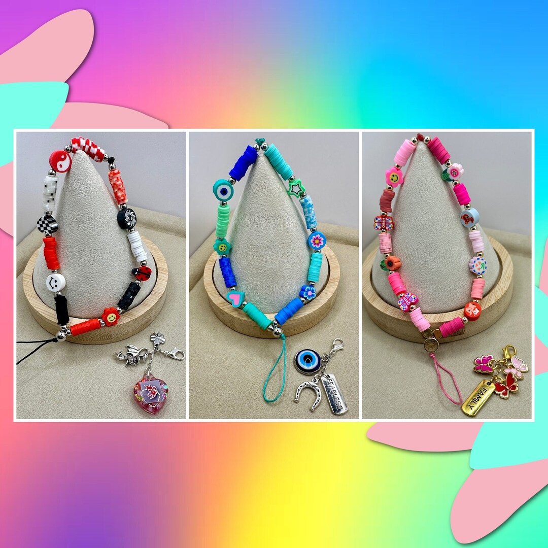 Completely Customized Cell Phone Lanyard & Charm Dangle - Etsy