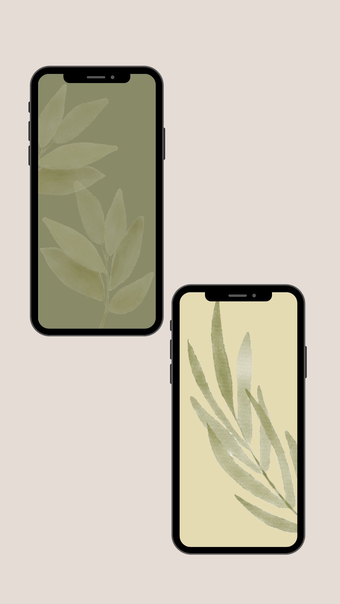 Nature iPhone Wallpaper earthy Phone Lock Screen Greenery Screensaver ...