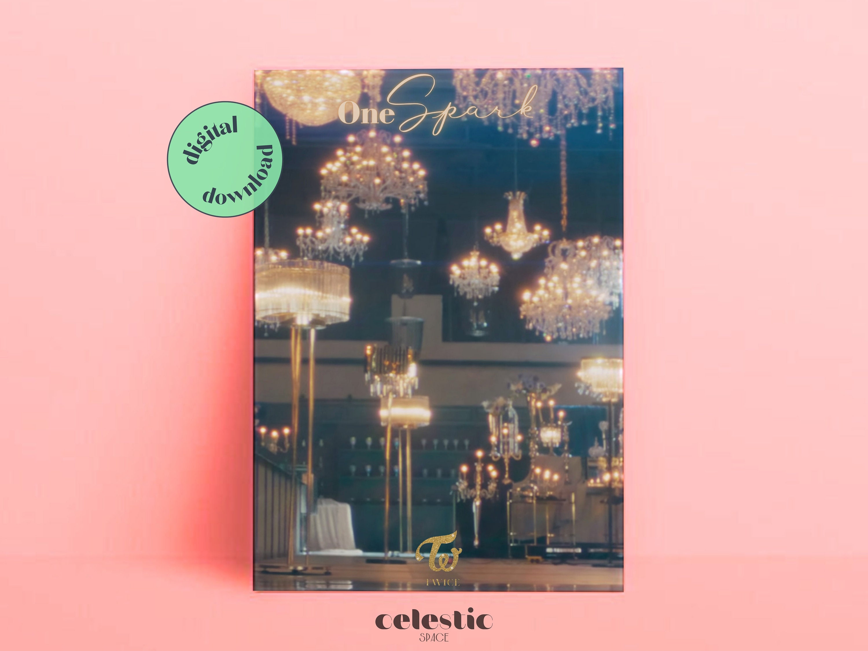 Twice One Spark Digital Poster Instant Download Printable Wall Art Once ...