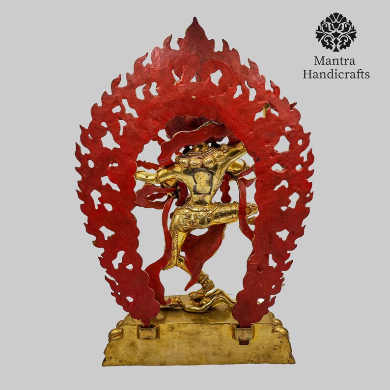 Goddess Kurukulla Statue red Tara Copper Sculpture Gilded With 24K Gold ...