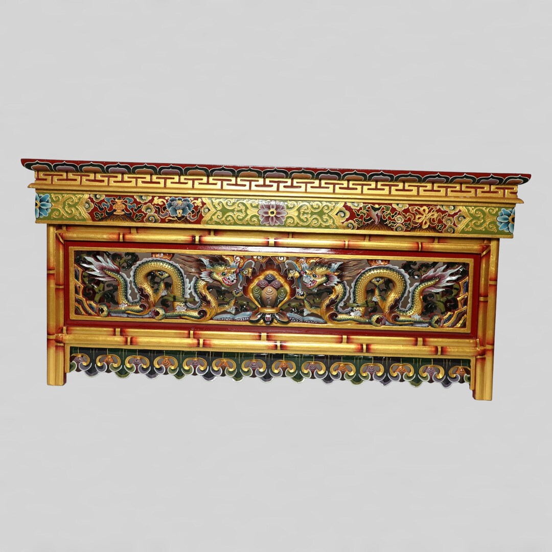Hand-painted Tibetan Foldable Table Dragon Face Altar Table - Etsy