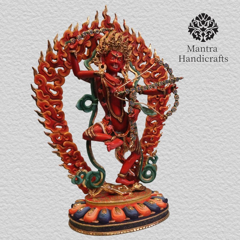 Handmade Tibetan Kurukulla Statue | Red Tara Dakini Statue - Etsy