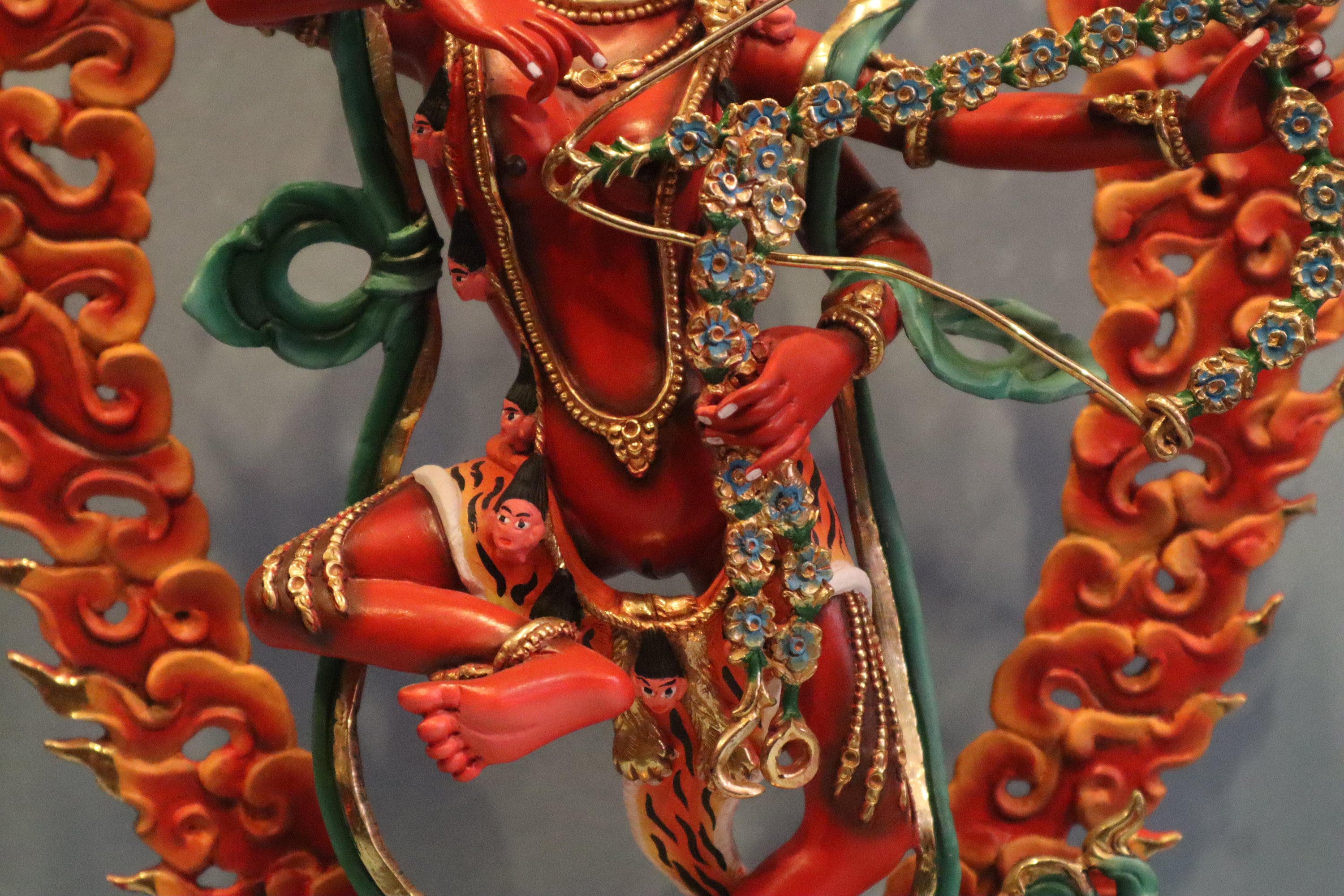Handmade Tibetan Kurukulla Statue Red Tara Dakini Statue - Etsy