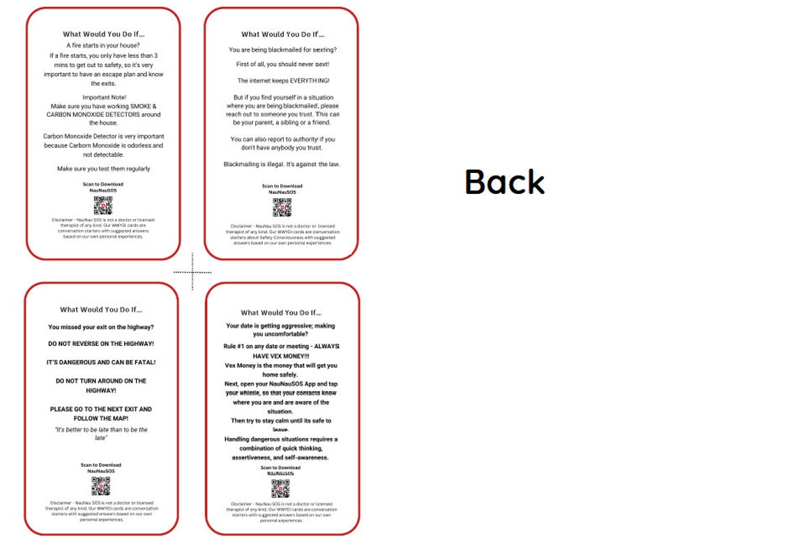 Printable Safety Digital Flashcards - What Would You Do If Flashcards ...