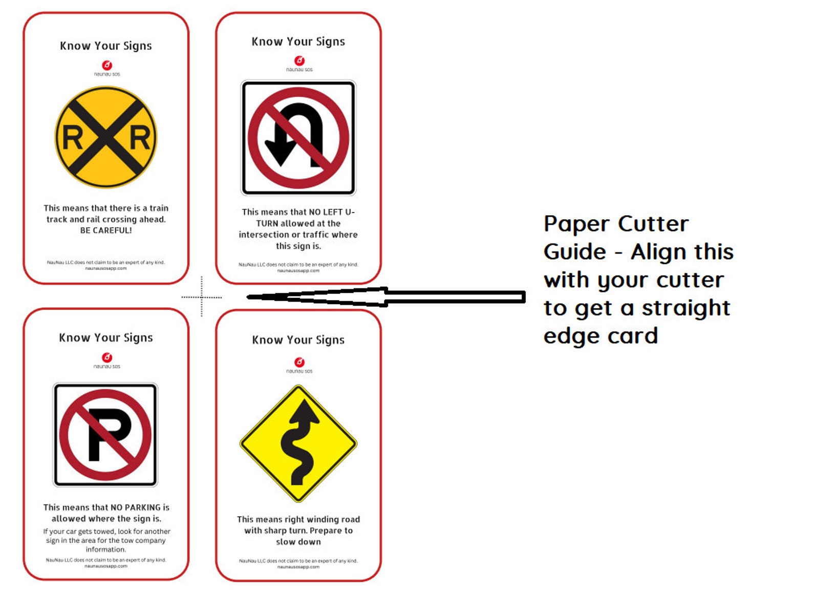 Printable Digital Community Signs - Know Thy Signs (traffic) Flashcards ...