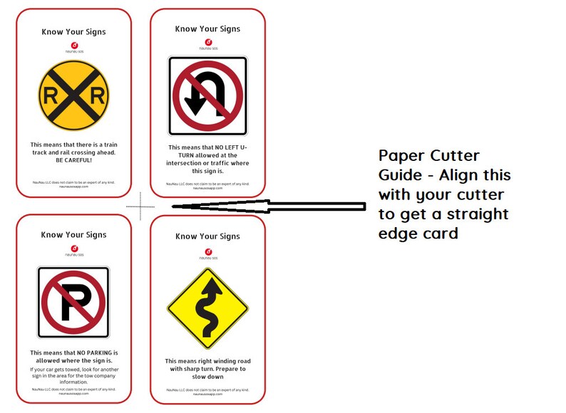 Printable Digital Community Signs - Know Thy Signs (traffic) Flashcards ...
