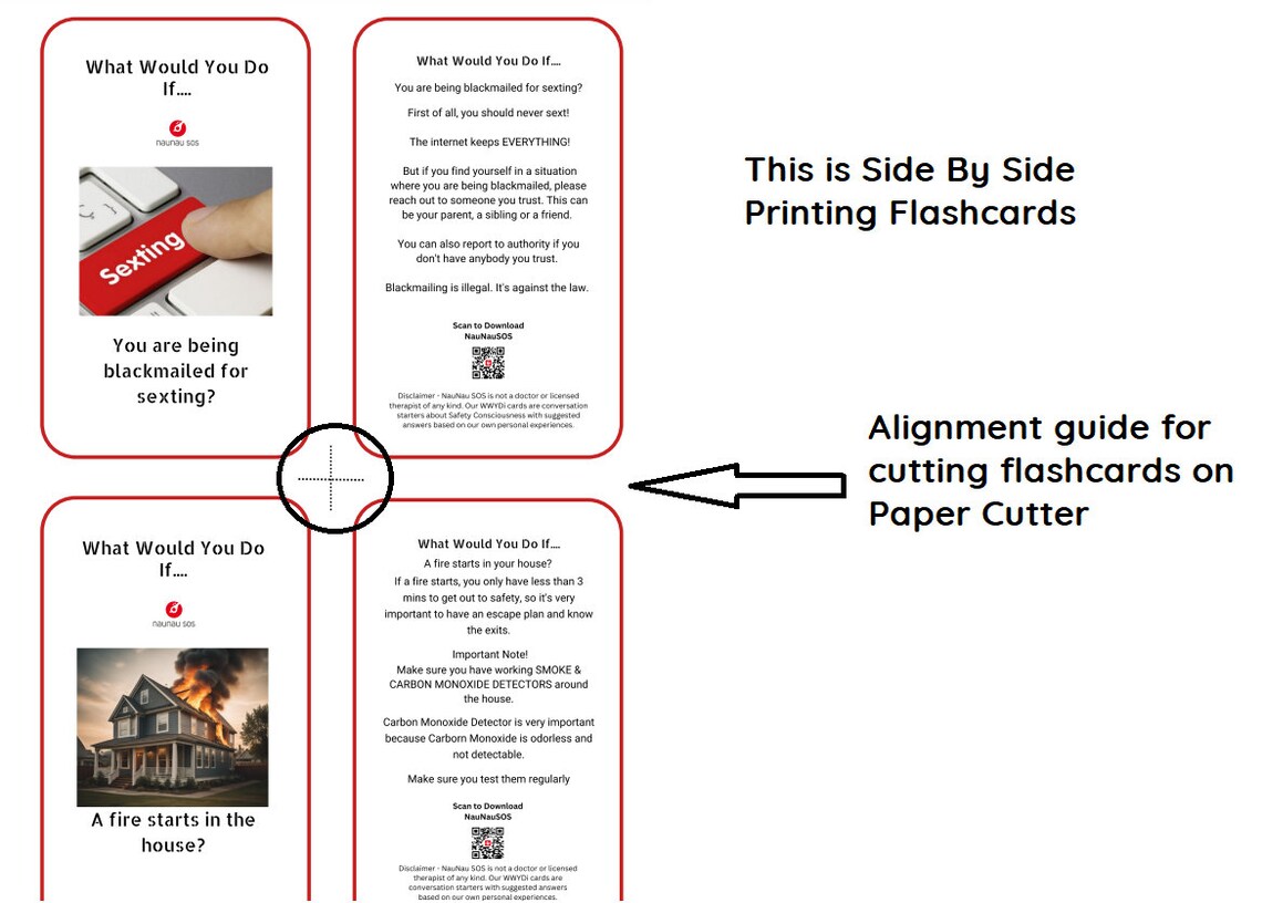 Printable Safety Digital Flashcards - What Would You Do If Flashcards ...