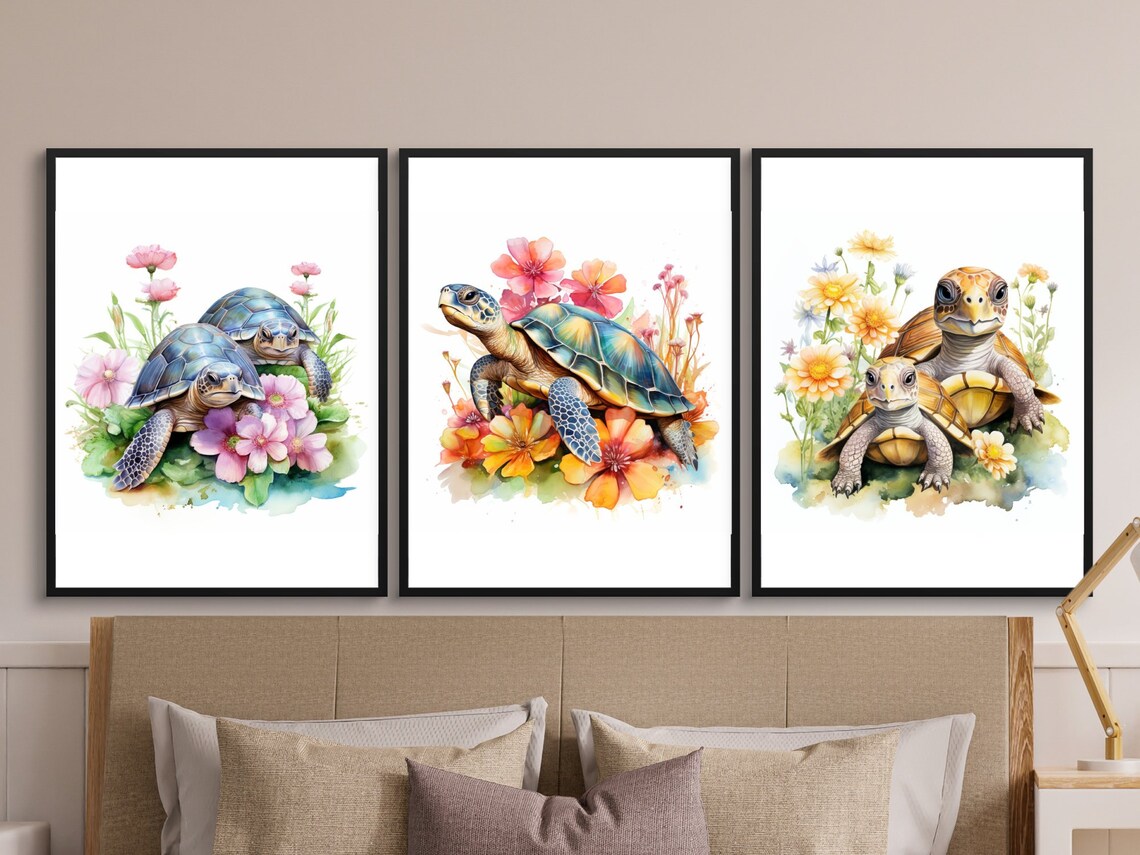 12 Turtle and Friends Clipart Bundle High-quality JPG - Etsy