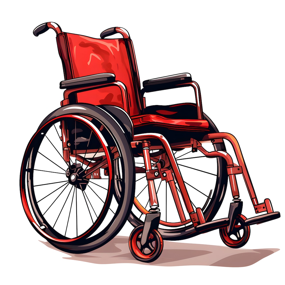 14 Wheelchair Clipart Bundle, High-quality JPG, Wheelchair Art, Card ...