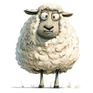 15 Silly Sheep Clipart Bundle, 15 High-quality JPG, Craft Art, Card ...