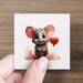 12 Heart Mouse Clipart Bundle, High-quality JPG, Craft Art, Card Making ...