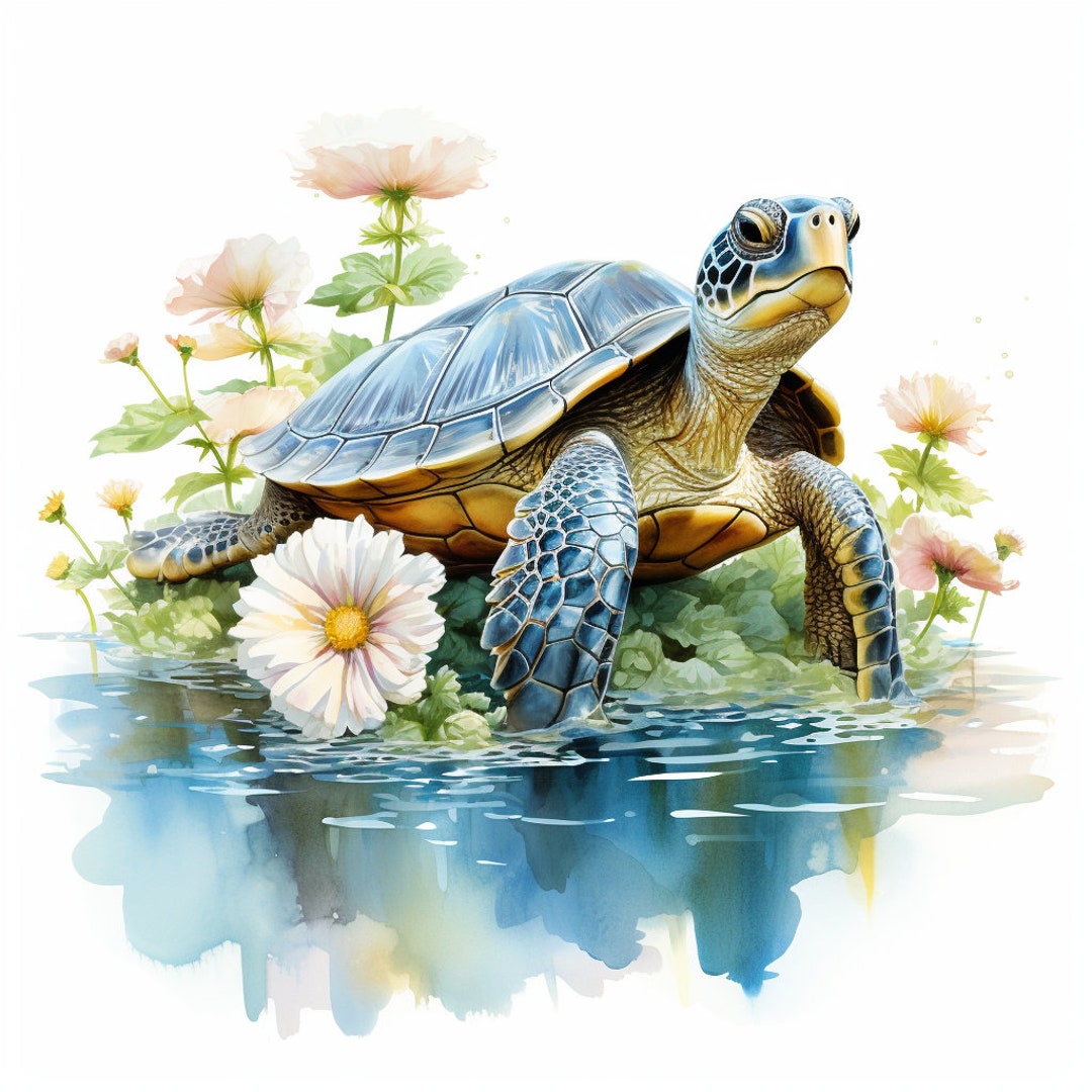 12 Turtle and Friends Clipart Bundle High-quality JPG - Etsy