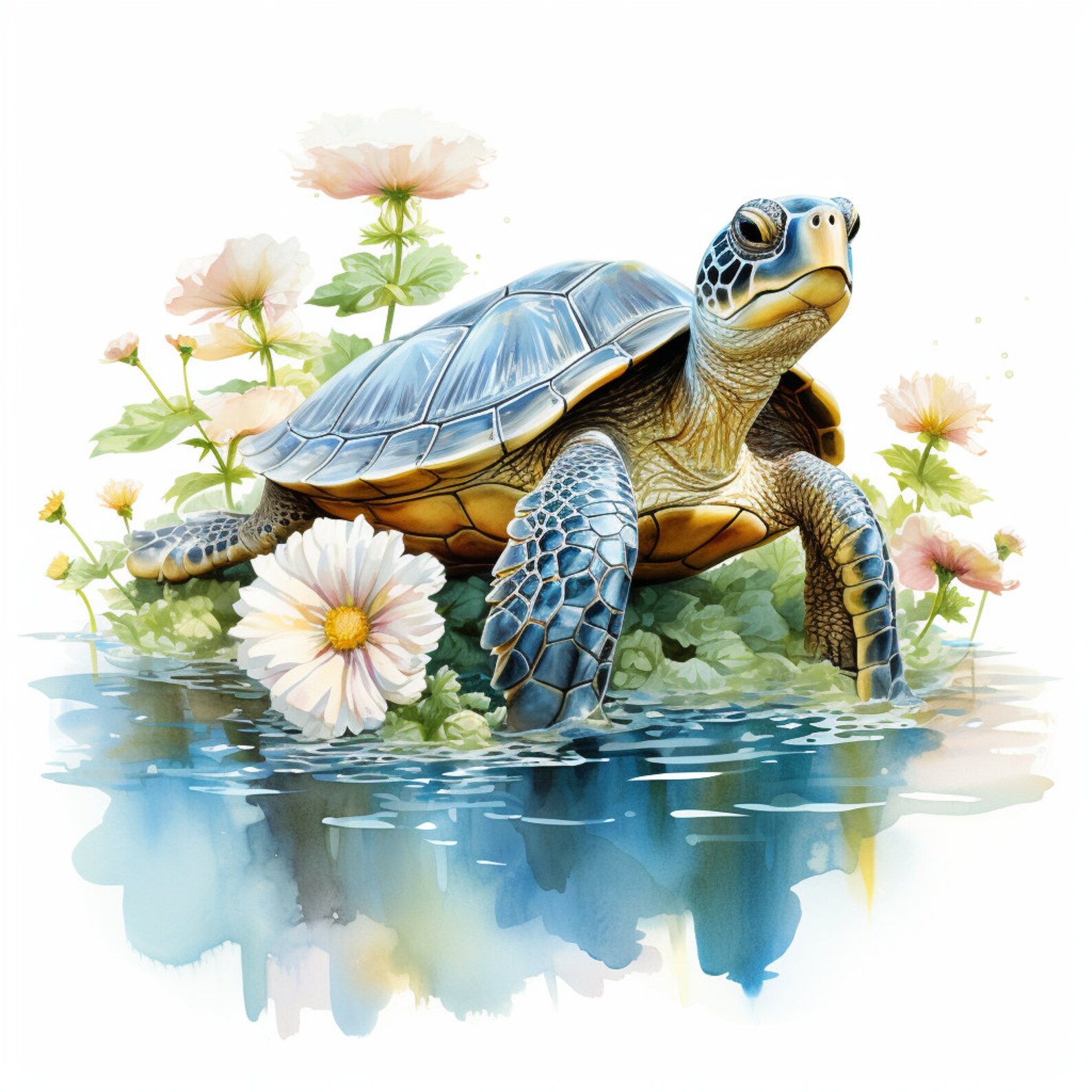 12 Turtle and Friends Clipart Bundle High-quality JPG - Etsy