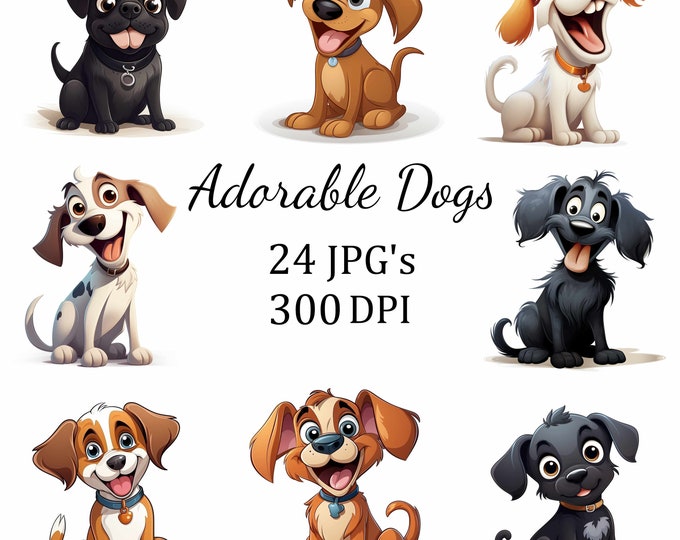 17 Süße Lustige Maus Clipart Bundle, JPG, Kartenherstellung, Clip Art ...