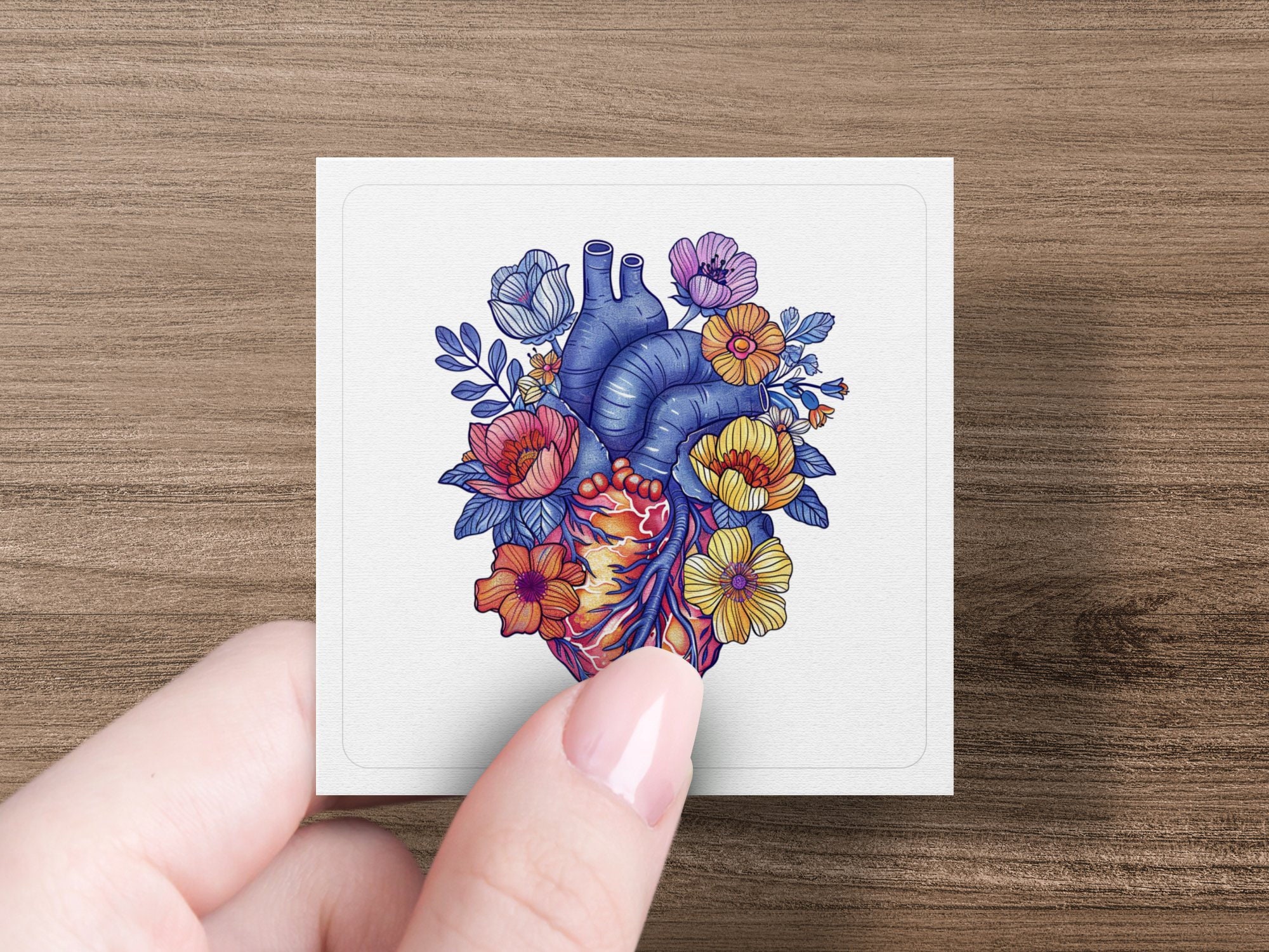 Floral Heart Flowers Clipart Bundle, 14 High-quality JPG, Craft Art ...
