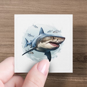 Shark in Water Clipart Bundle, High-quality JPG, Craft Art, Card Making ...