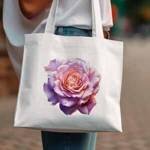 Singe Cosmic Rose Flower Clipart Bundle, High-quality JPG, Craft Art ...