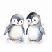 16 Winter Penguin Friends Clipart Bundle, 16 High-quality JPG, Nursery ...