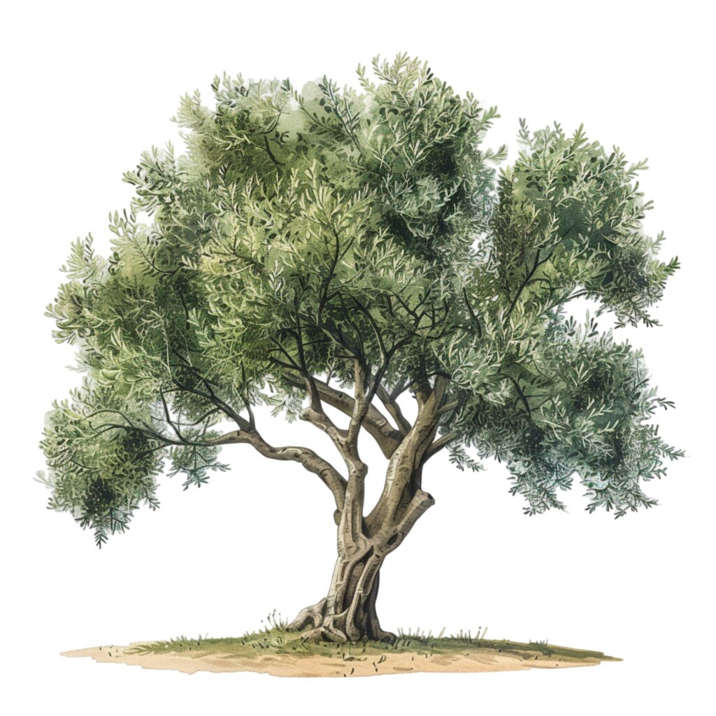 Olive Tree Summer and Fall Clipart Bundle, 16 High-quality JPG, Craft ...