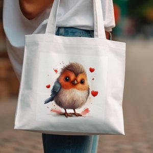 16 Valentine Robin Bird Clipart Bundle, High-quality JPG, Craft Art ...