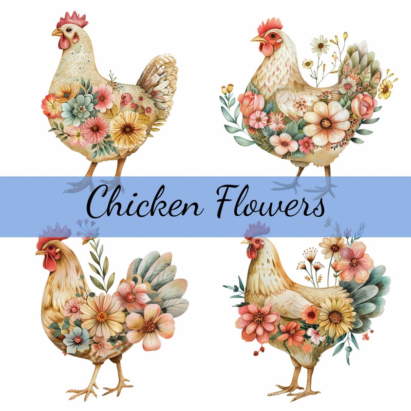 Chicken Motif - Etsy