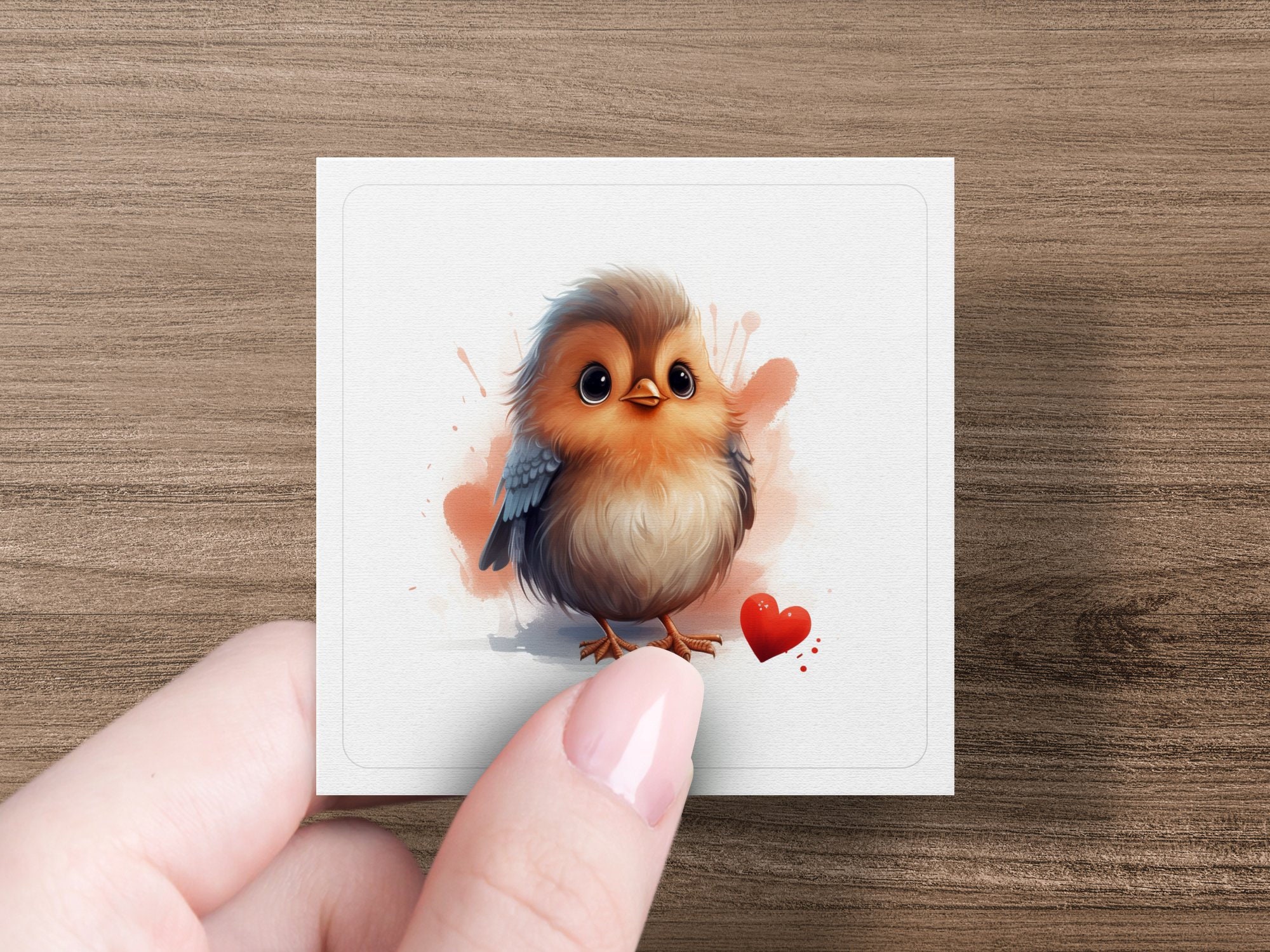 16 Valentine Robin Bird Clipart Bundle, High-quality JPG, Craft Art ...